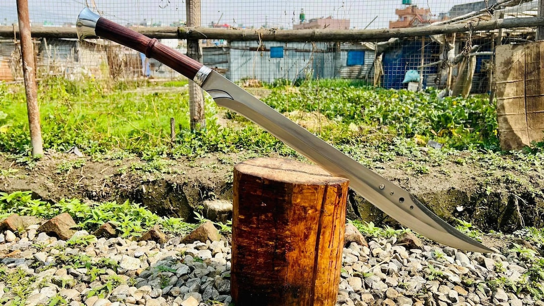 26" Blade Hand-forged Scimitar Sword | 5160 Carbon Steel Leaf Spring ...