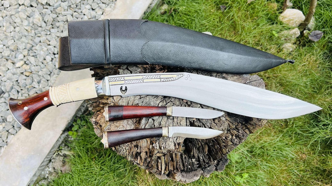 15-inch Blade Cheetlangey Kukri - High Carbon Steel Blade With Join ...