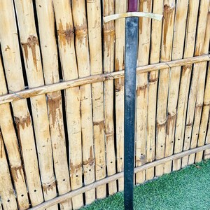 35″ Blade Custom Long Messer Sword - Hand-forged High Carbon Steel ...