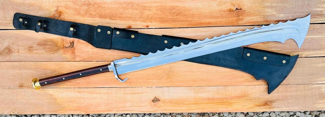 36 Inch Blade Zodd’s Aruval Replica Sword-heavy Thick Sharp Sword ...