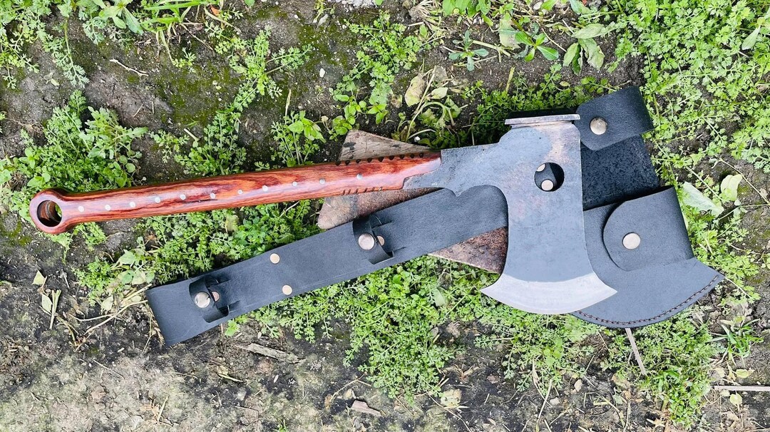 7 Inches Blade Custom Axe| Hand-forged Full Tang Axe|rosewood Handle ...