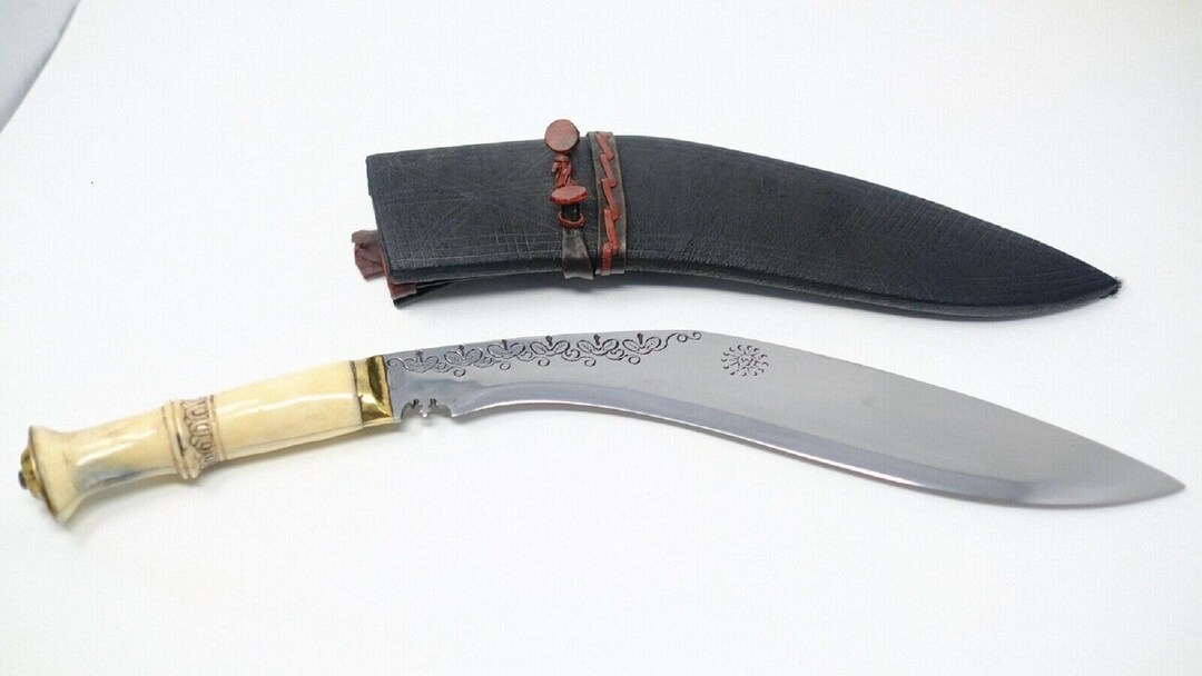 13" Blade Gurkha Issued WWI Kukri- Hand Forged-nepalese Gorkhali Kukuri ...