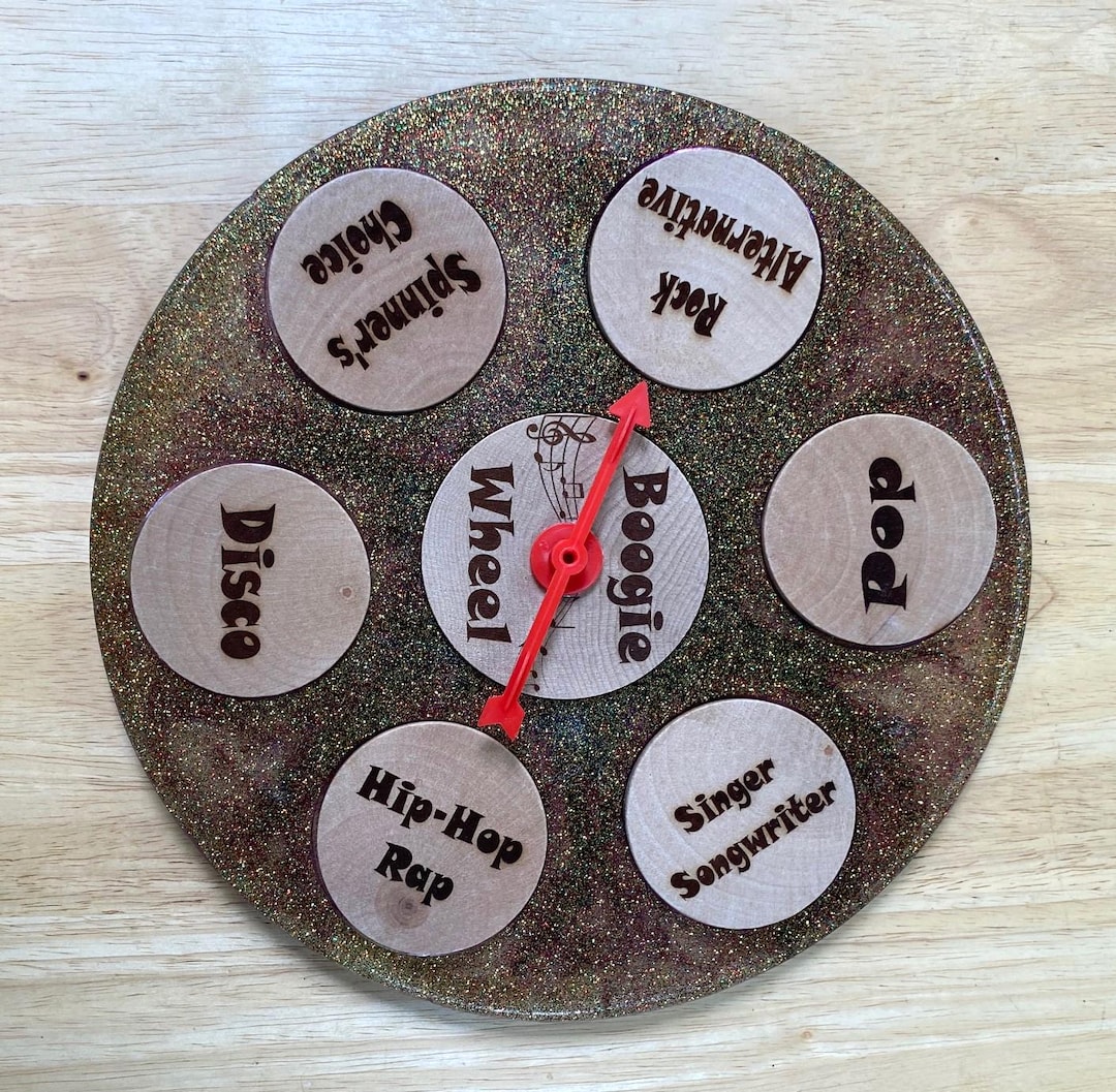Boogie Wheel – Spin-the-genre Music Game, Fun Party Activity for ...