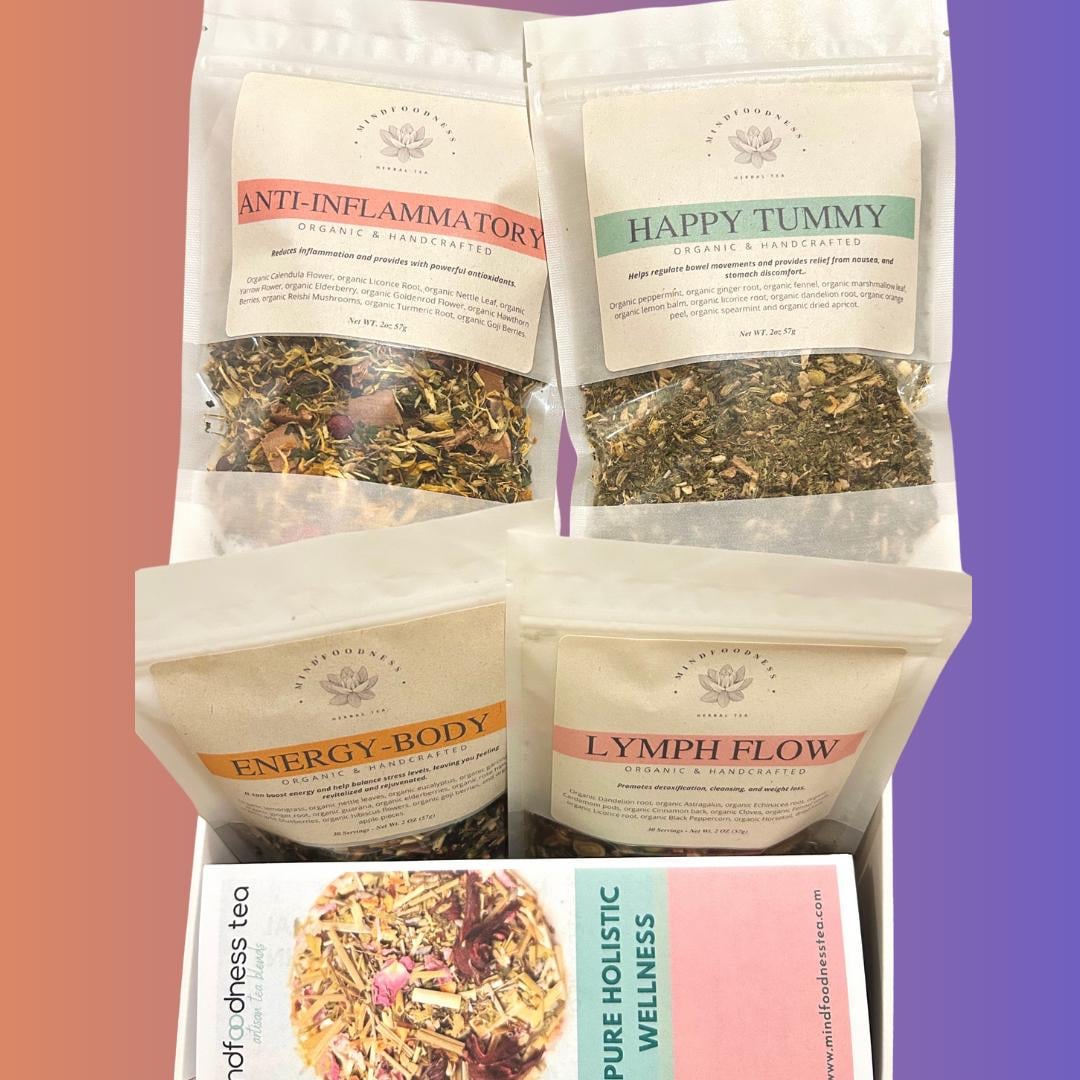 Herbal Tea Gift Box Set Organic Tea Care Package Tea Sampler Gift for ...