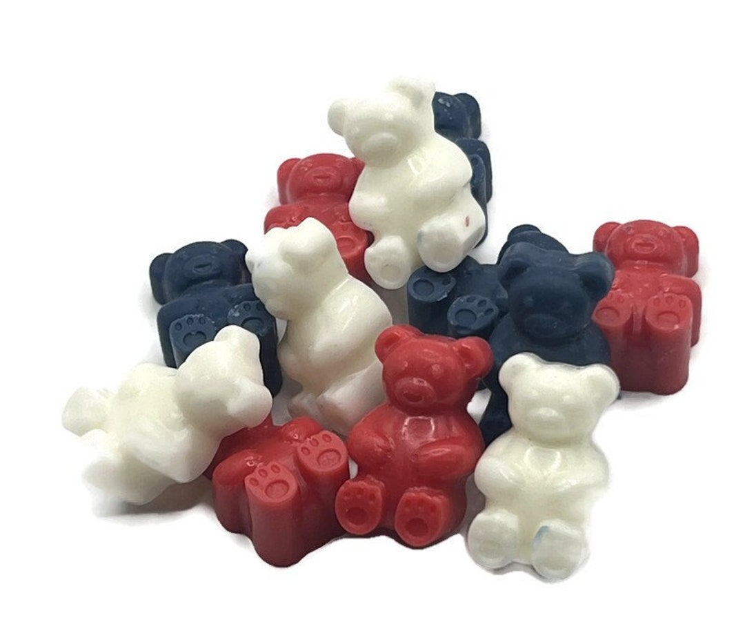 GUMMY BEARS Wax Embeds, Wax Melts, Wax Tarts, Scented Embeds, Shaped ...