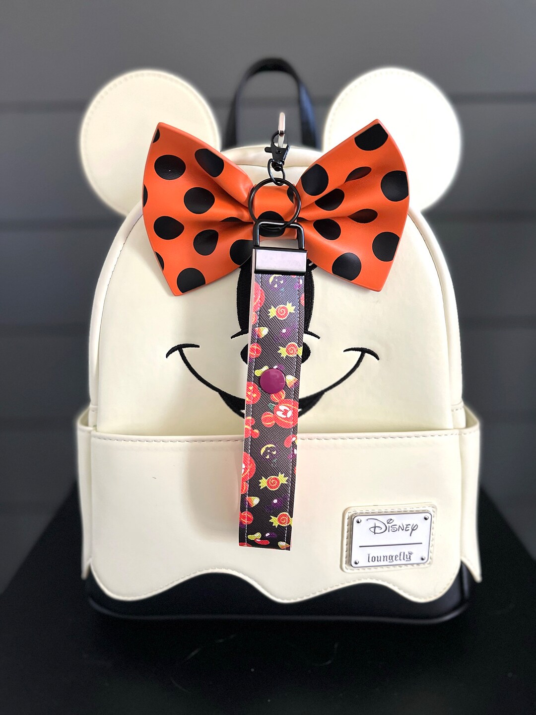 Mickey Mouse Pumpkins Minnie Ears Holder Halloween Ear Holder Ear Key ...