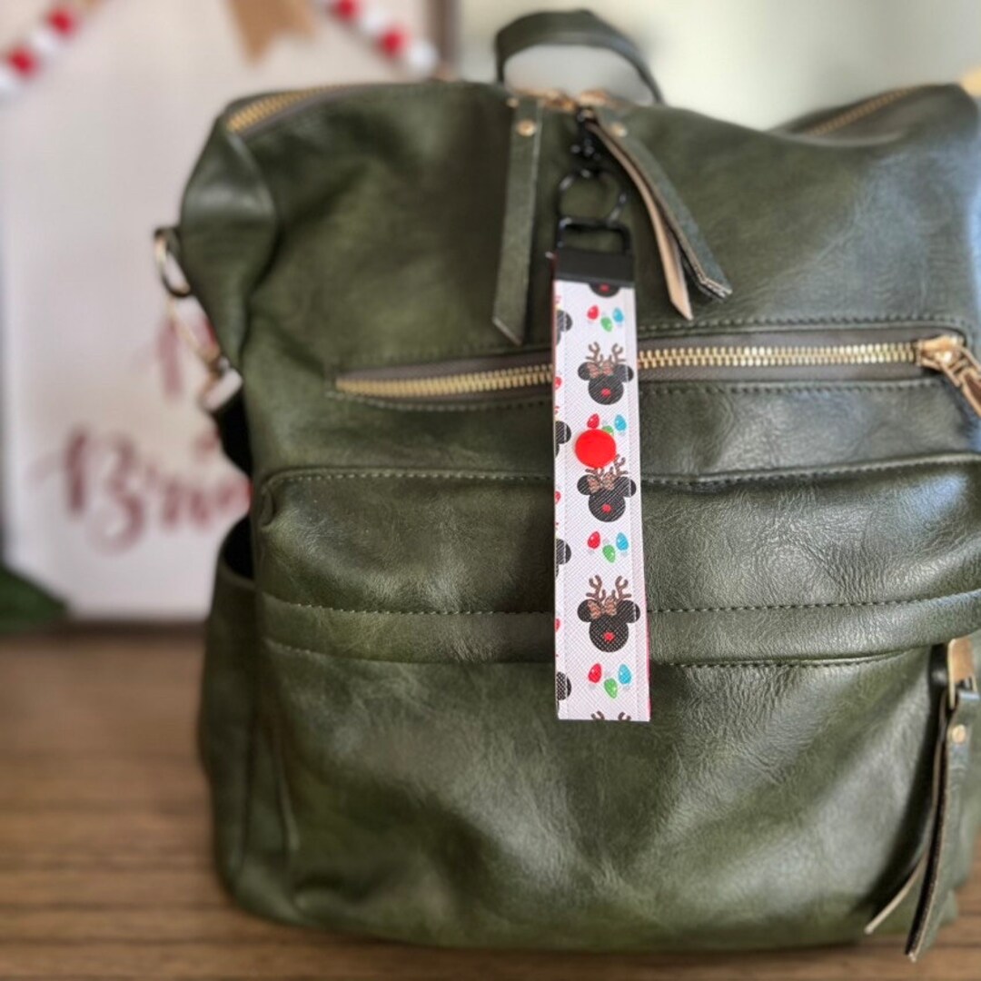 Mickey Reindeer Ear Holder Christmas Minnie Ear Holder Ear Key Fob ...