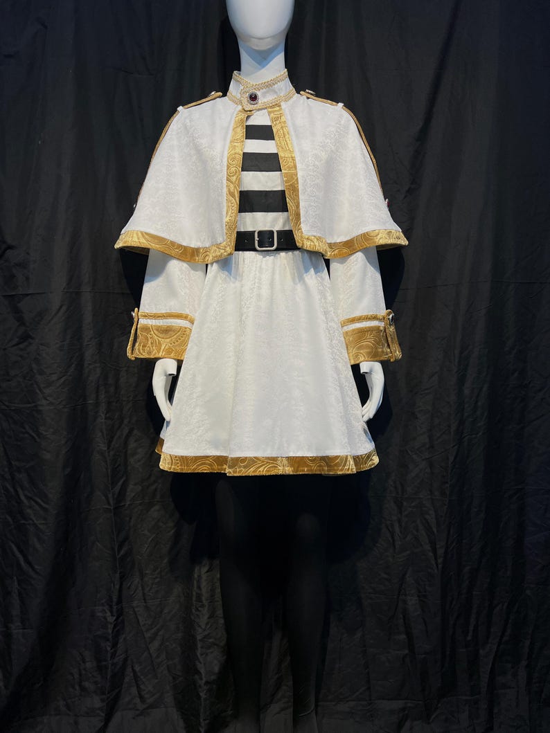 Frieren Cosplay Costume: Embroidered Wizard Robe - Etsy