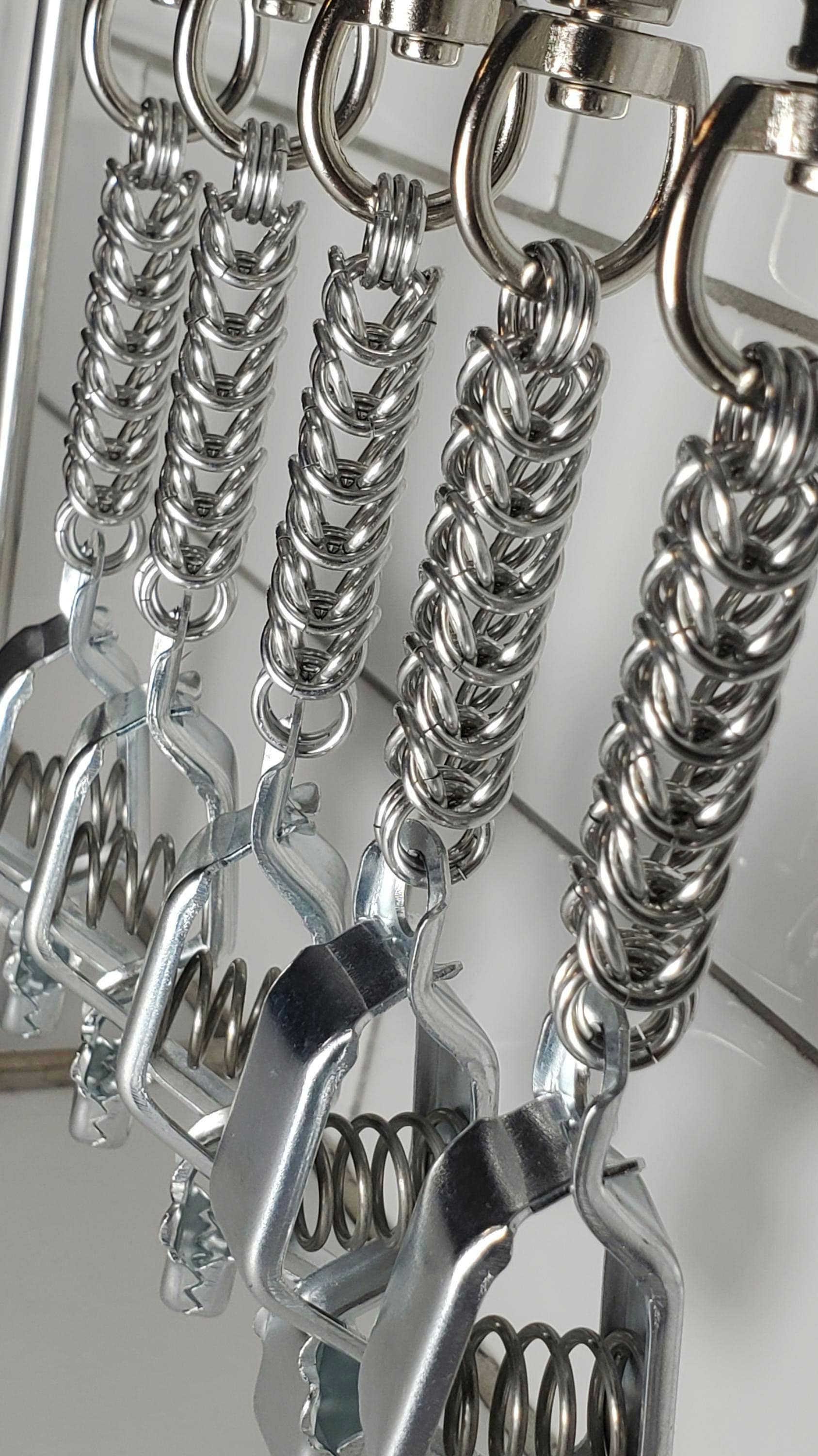 1 Heavy Duty Silver Glove Clip Steel & Aluminum - Etsy