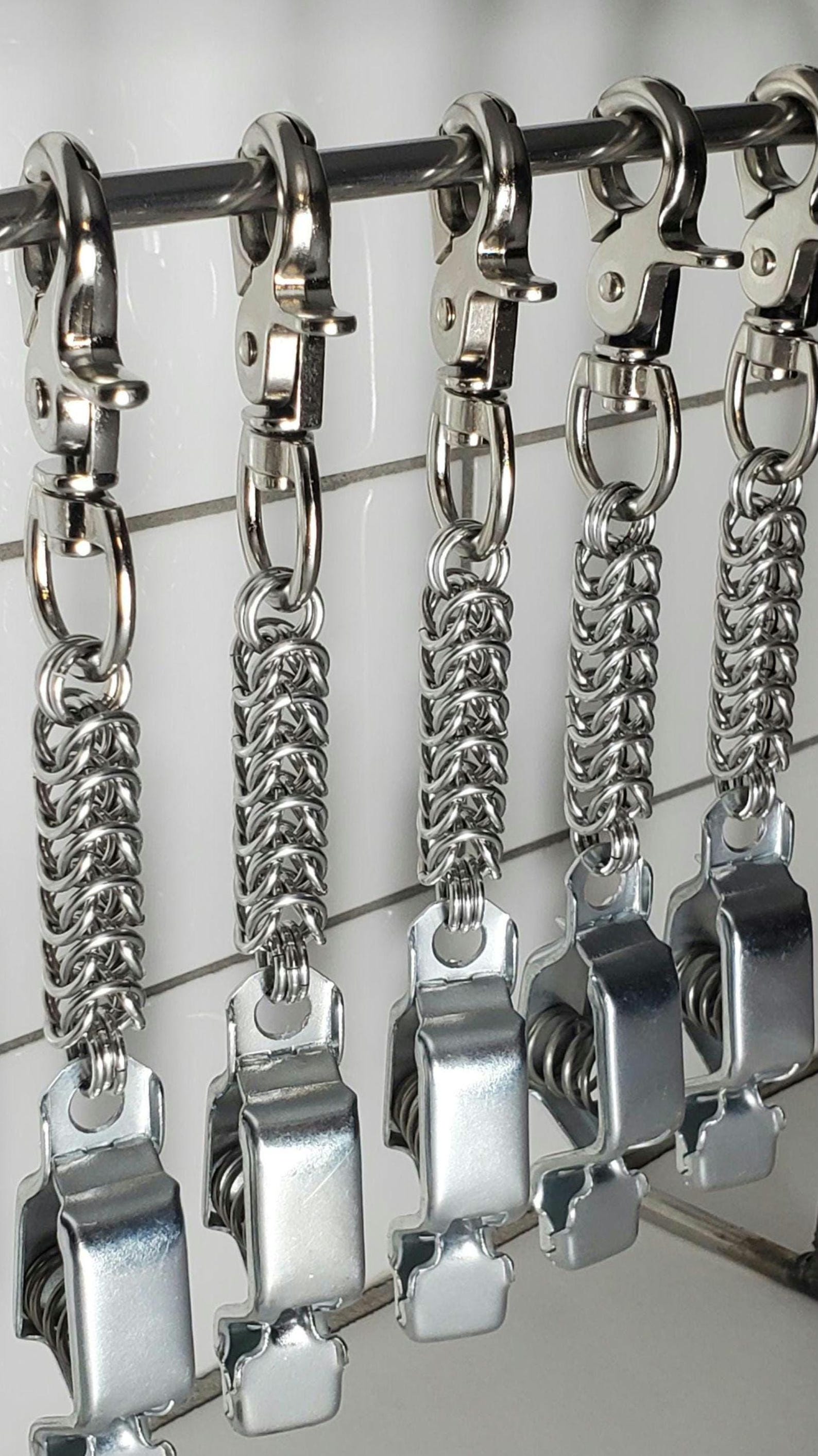 1 Heavy Duty Silver Glove Clip Steel & Aluminum - Etsy
