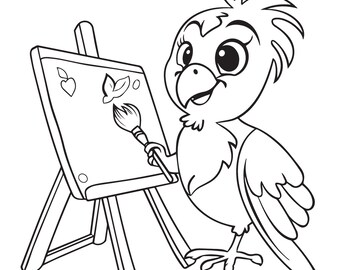 Printable Coloring Pages for Kids Fun & Creative Outlines - Etsy