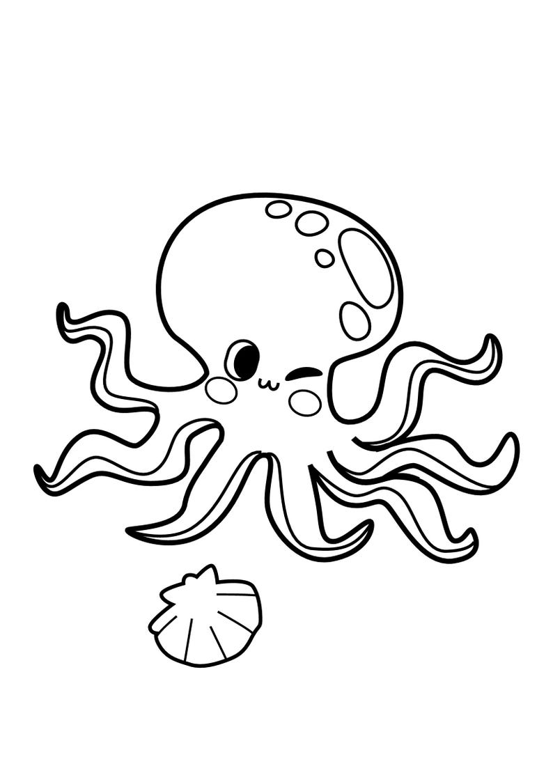 Printable Coloring Pages for Kids Fun & Creative Outlines - Etsy