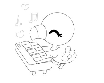 Printable Coloring Pages for Kids Fun & Creative Outlines - Etsy
