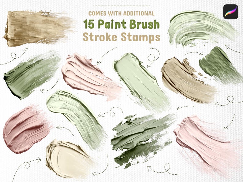 Thick Paint Procreate Brush Set | Procreate Impasto Brush | Procreate ...