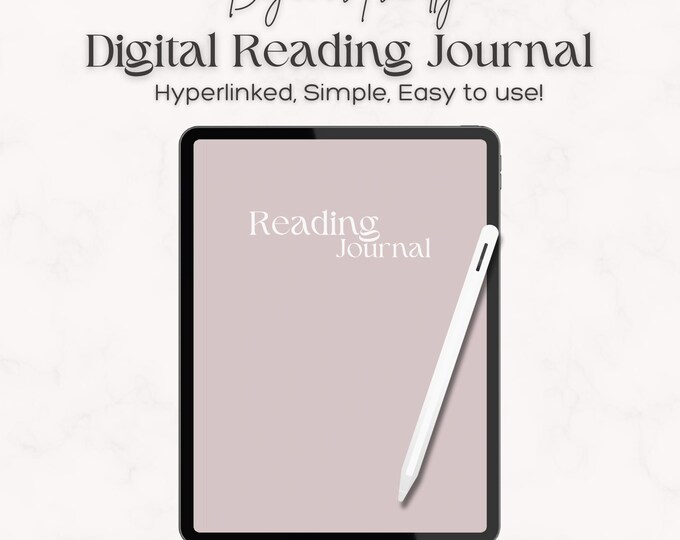 Beginner Friendly Digital Reading Journal: Book Review and Reading ...