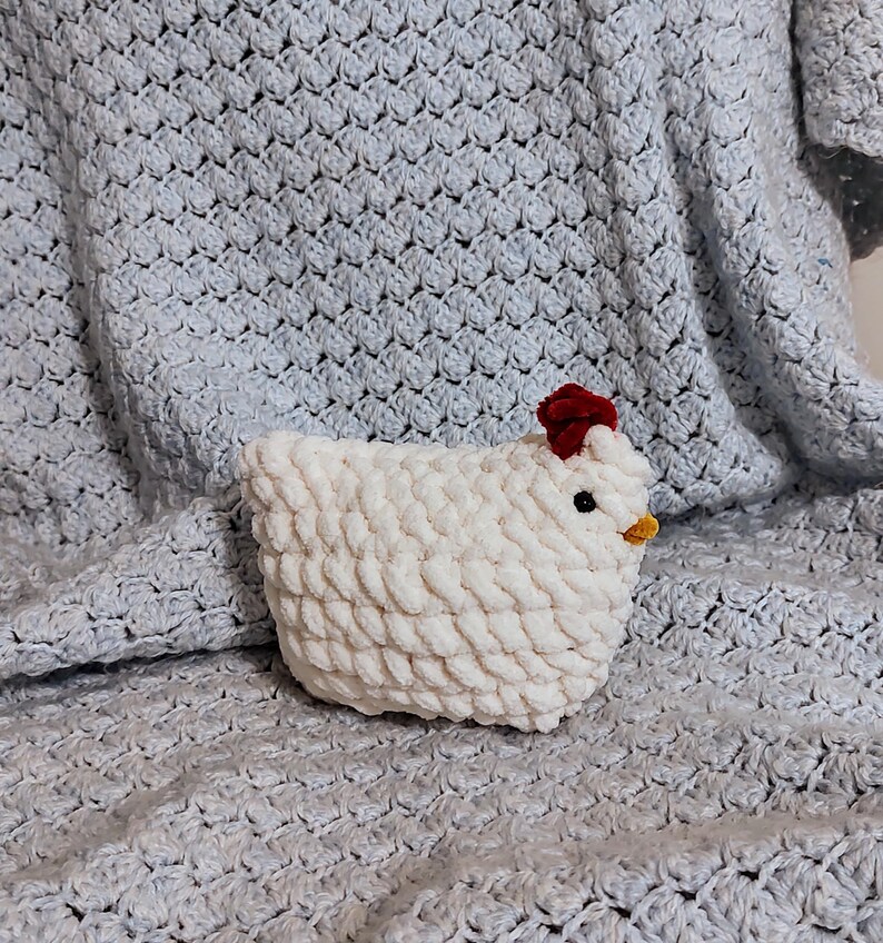 Chunky Lil Chicken Crochet Pattern--easy Cute Low-sew Crochet Pattern ...