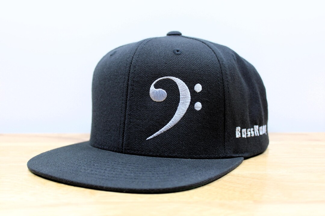 Bass Clef Hat – Bassramp, Musician Hat, Adjustable Snap Back - Etsy