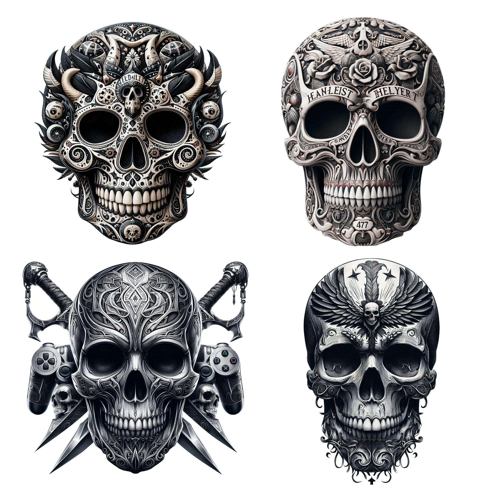 Digital Download PNG Skull Designs Digital Download Skull Png - Etsy