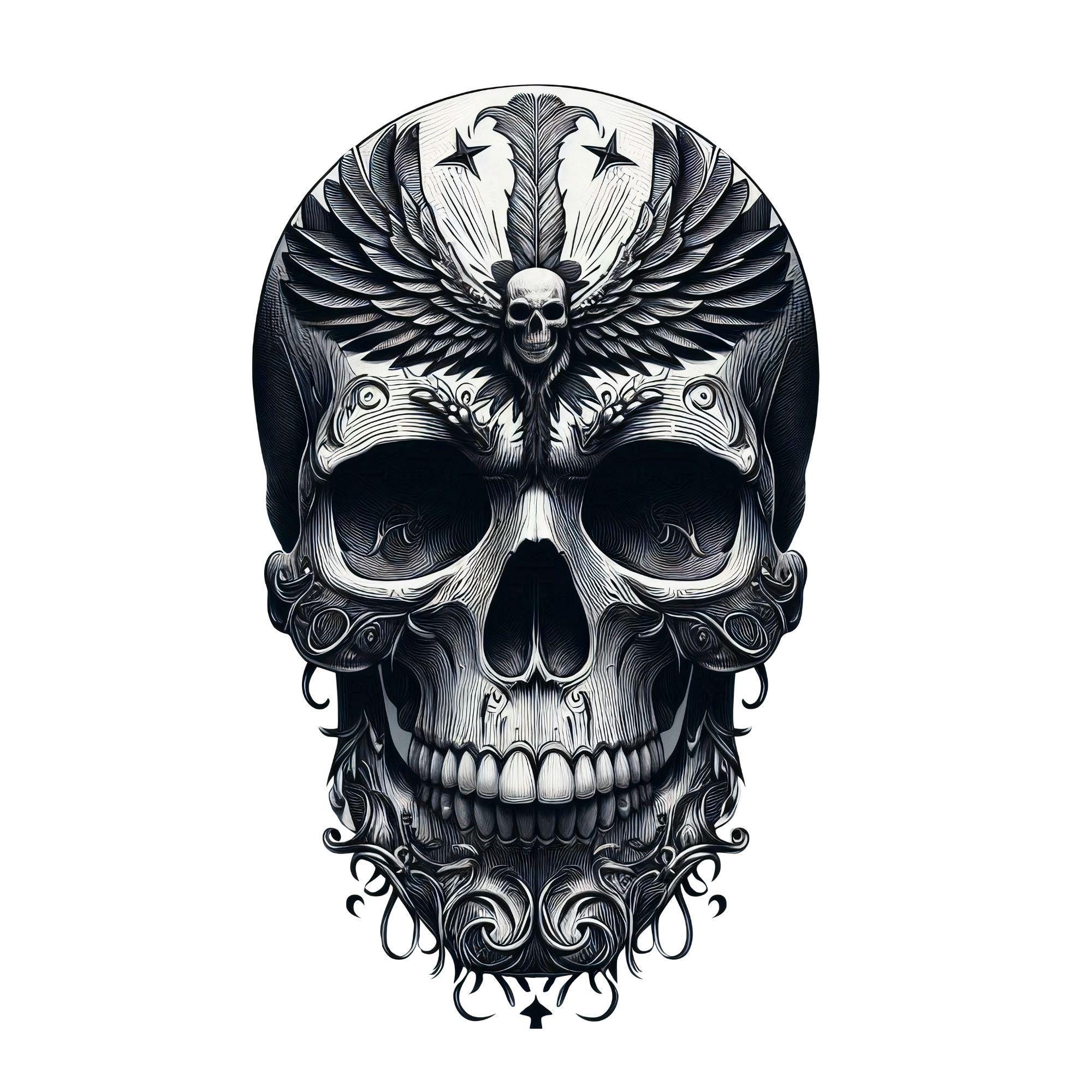 Digital Download PNG Skull Designs | Digital Download | Skull Png - Etsy