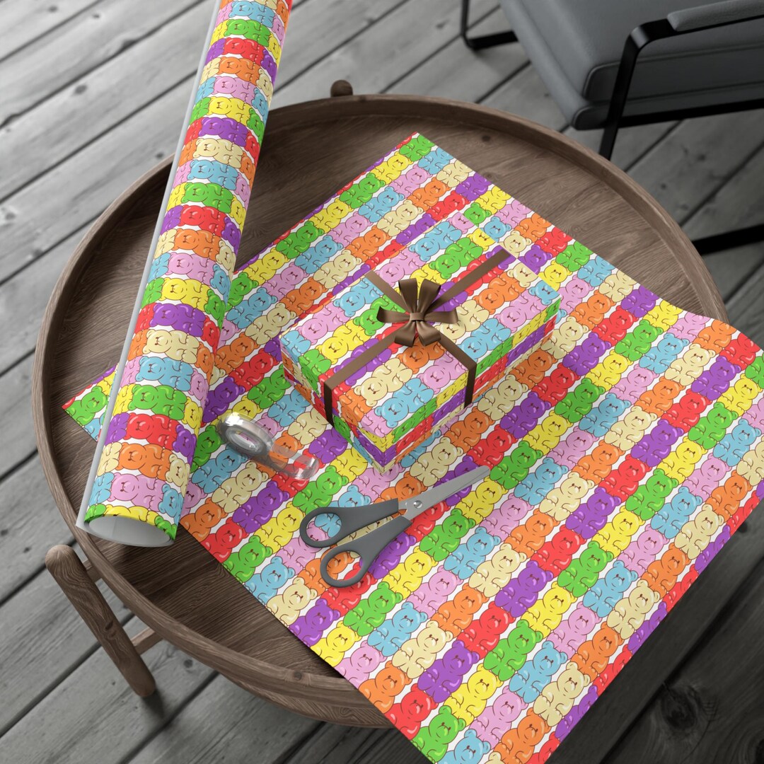 Gummy Bear Gift Wrap Papers - Etsy