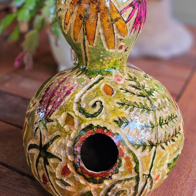 Gourd Bird House - Etsy