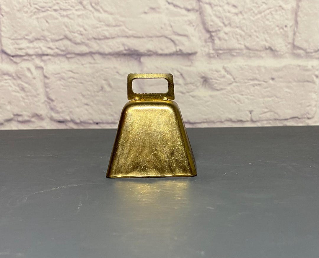 Vintage Brass Bell // Miniature Livestock Bell - Etsy