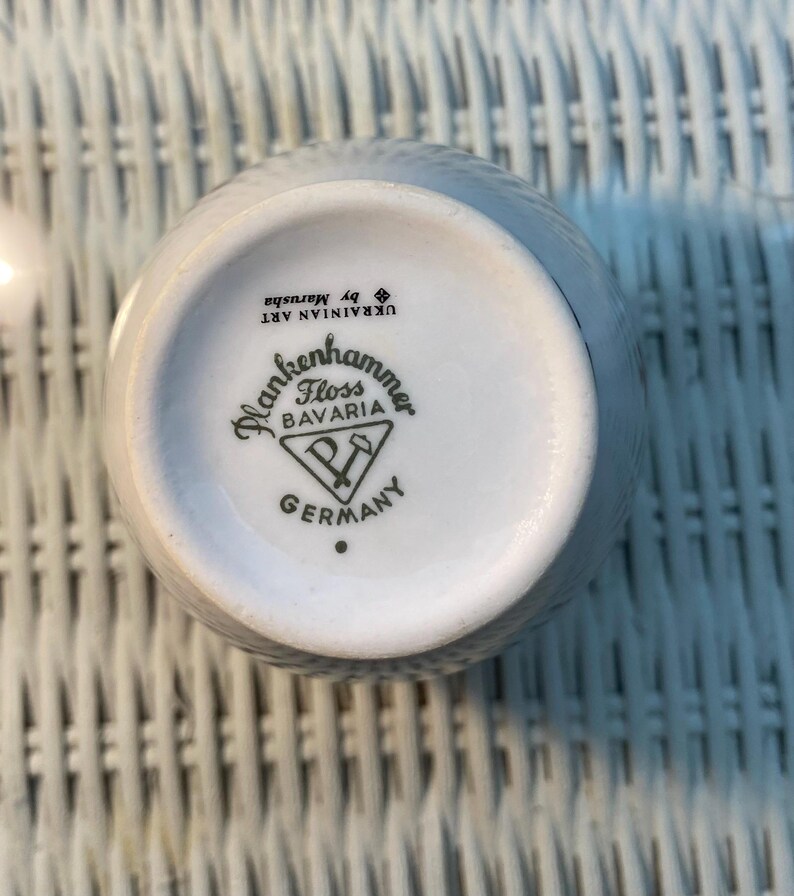 Ukrainian Art by Marusha Small Porcelain Vase Plankenhammer Floss ...