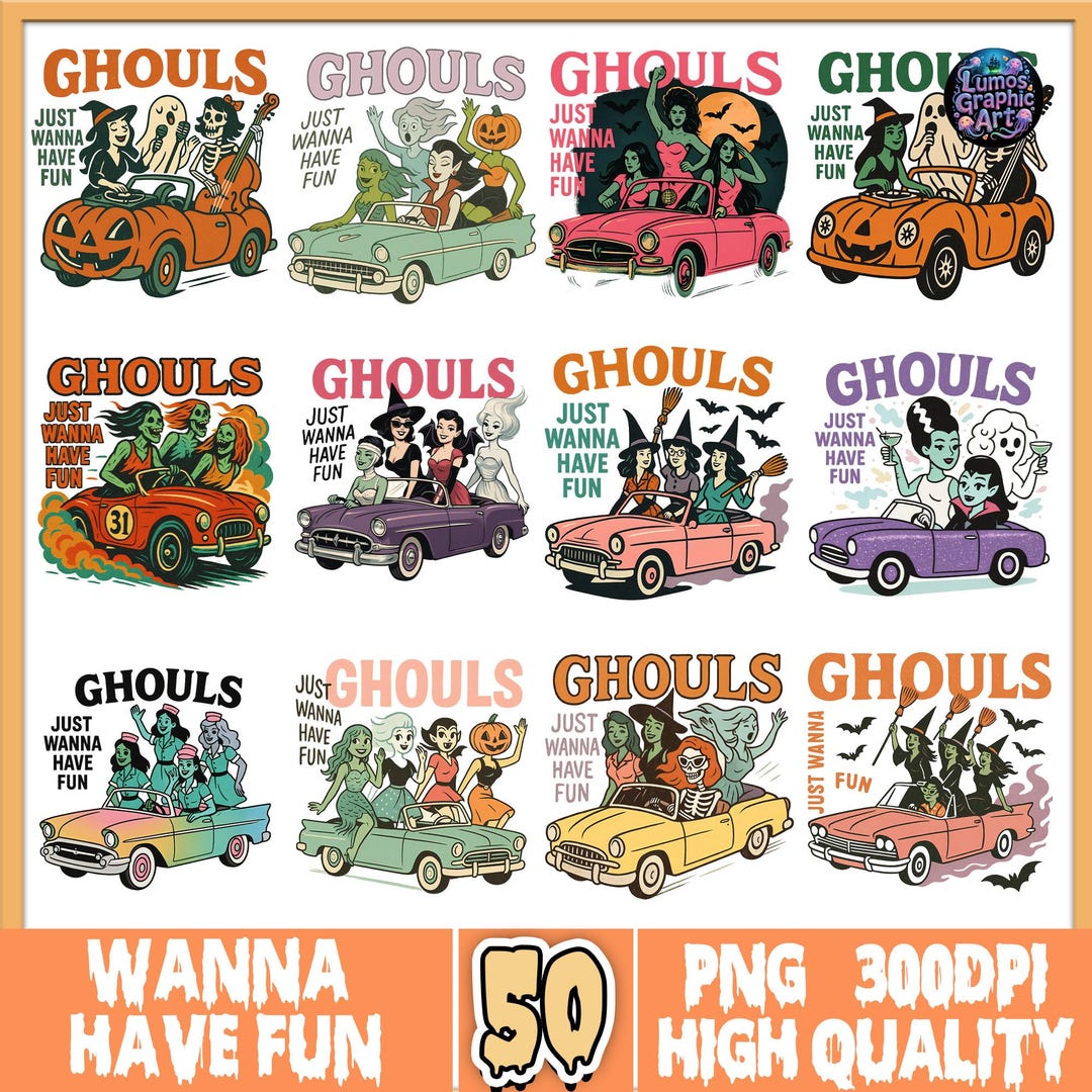 50+ Ghouls Just Wanna Have Fun Png Bundle, Funny Hanging Ghosts Png ...
