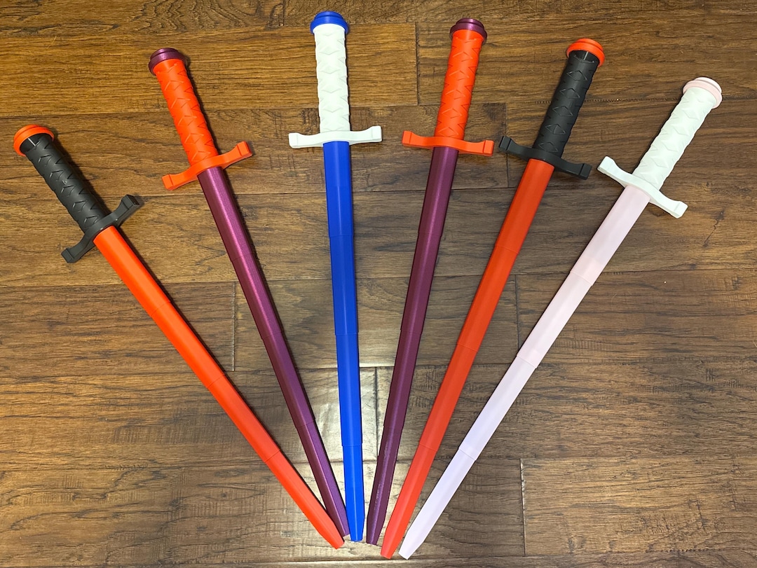 Collapsible Two-handed Broad Sword – 3D Printed Expandable for Display ...