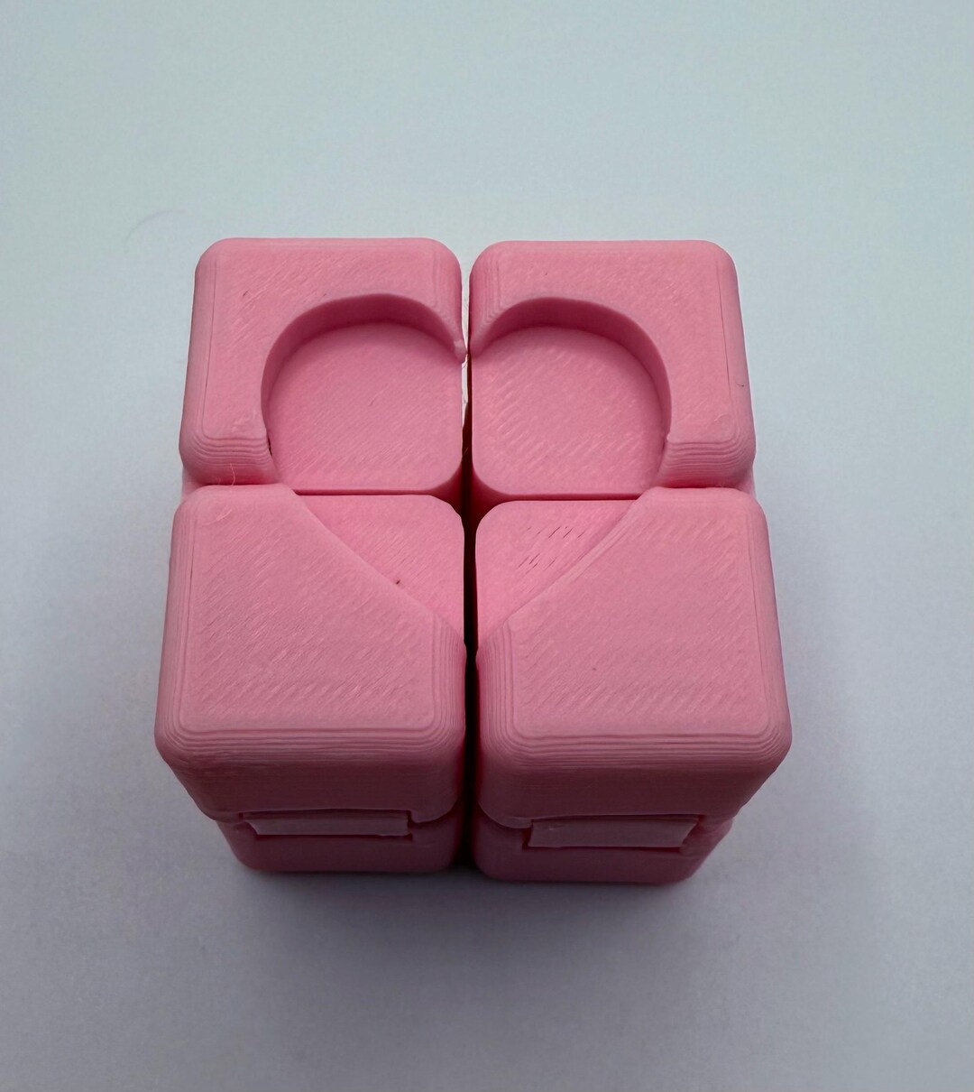 Heart Fidget Infinity Cube 3D Printed Valentine's Day Toy, Romantic ...