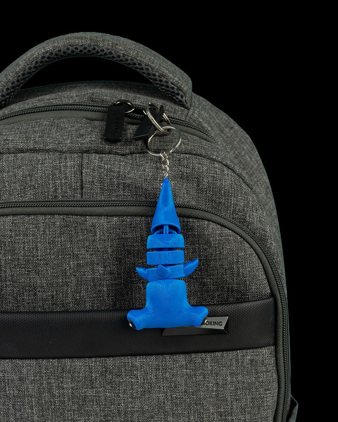 Flexi Shark Keychain 3D Printed - 3.5 Inch Flexible Shark Keychain ...
