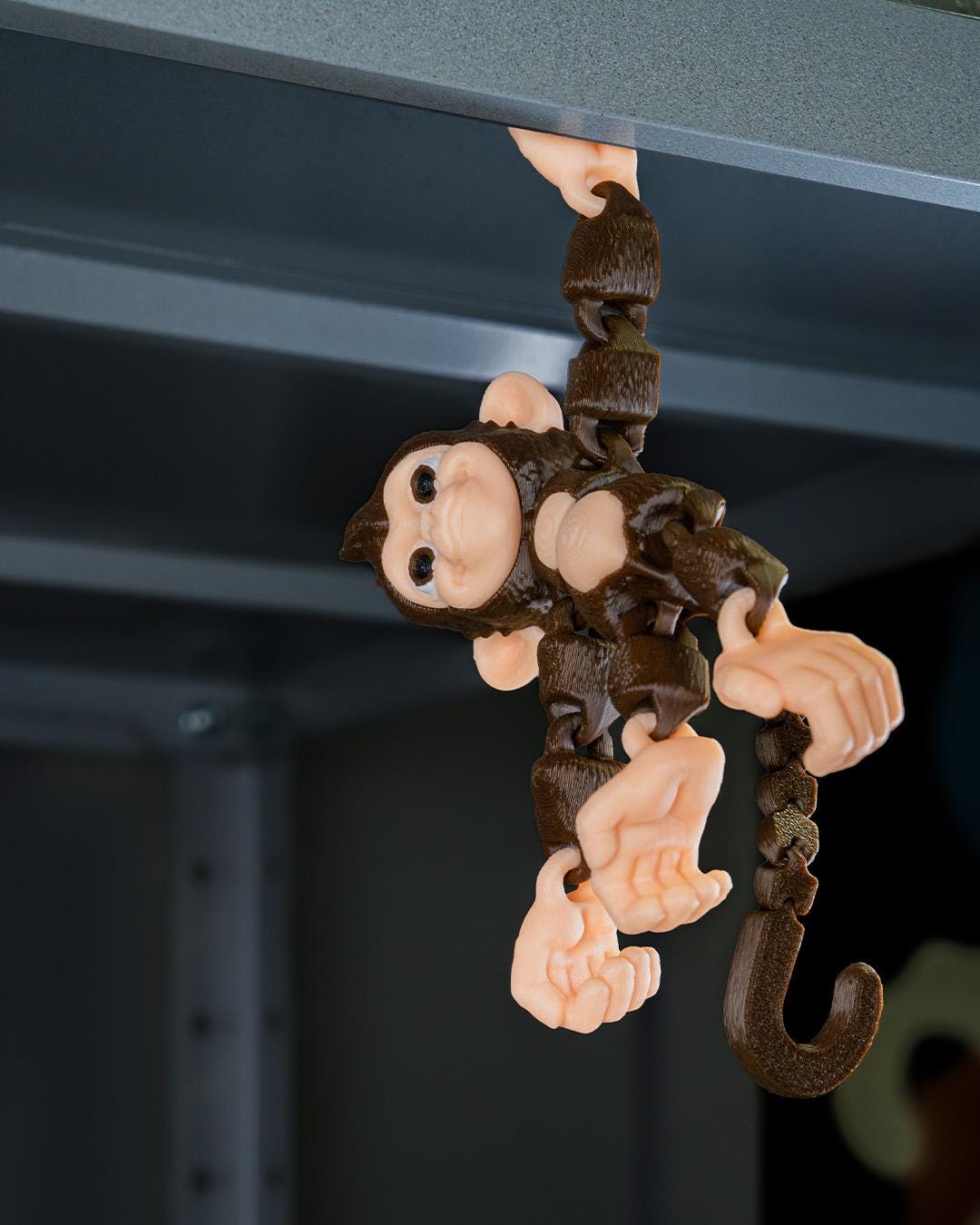 Articulated Monkey – Hanging Fidget Toy Desk Buddy - Etsy