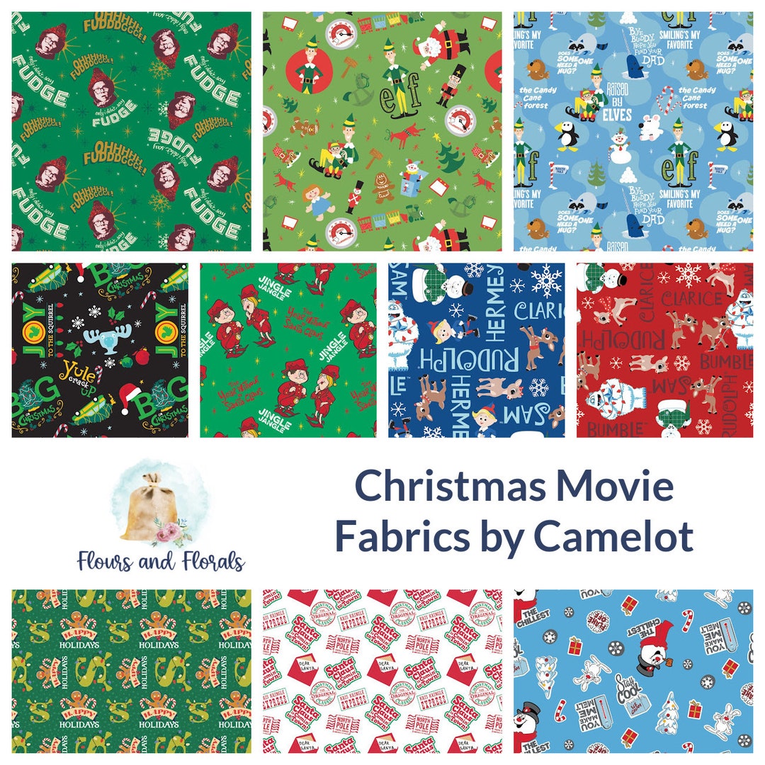 Christmas Movie Fabric by Camelot Fabrics - Etsy