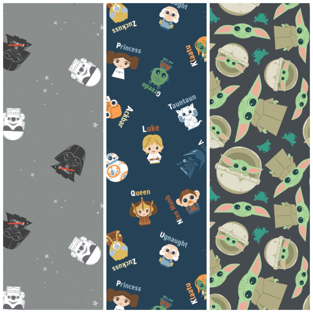 Star Wars Flannel Fabric by Camelot Fabrics - Etsy