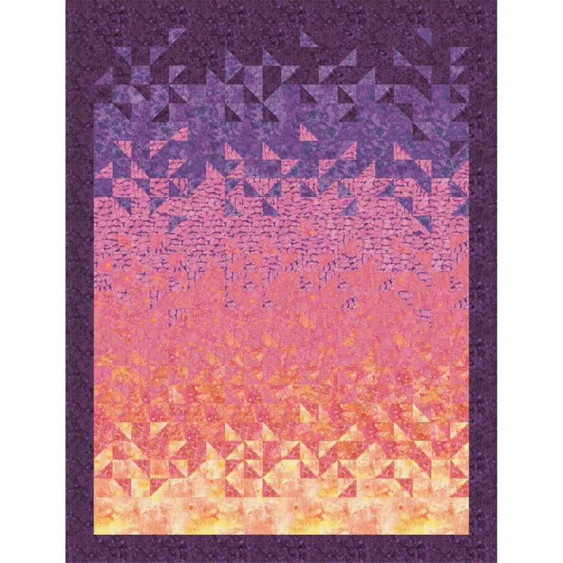 Dusk to Dawn Batiks Quilt Kit - Etsy