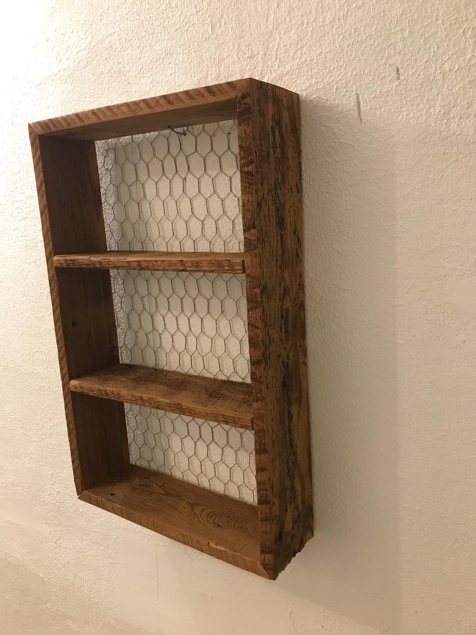 3 Tier Chicken Wire Shelf - Etsy