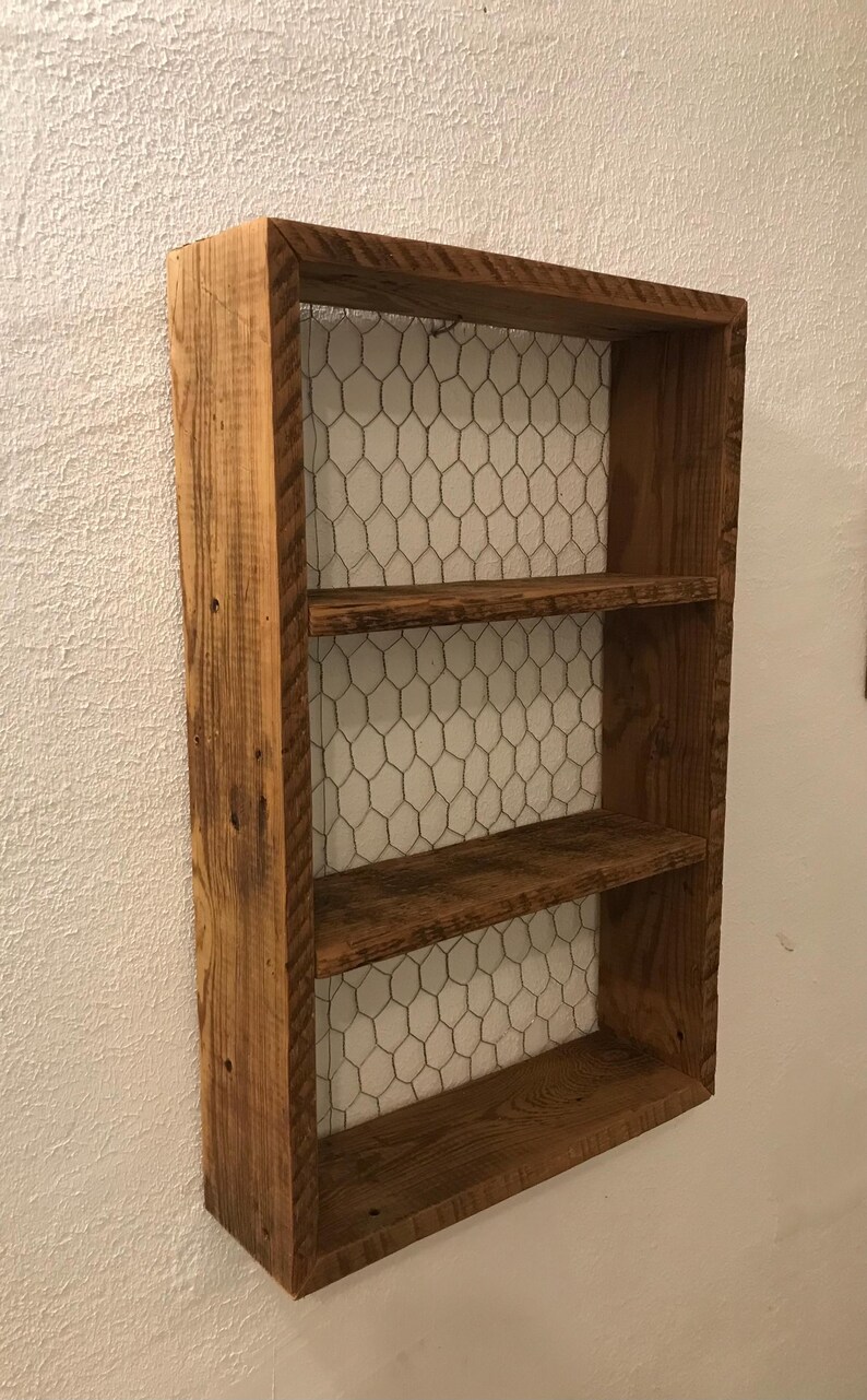 3 Tier Chicken Wire Shelf - Etsy