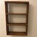 3 Tier Chicken Wire Shelf - Etsy