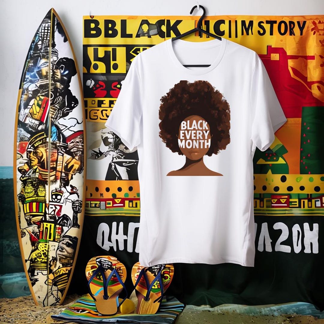 Black History Month Unisex T-shirt, African American Heritage ...