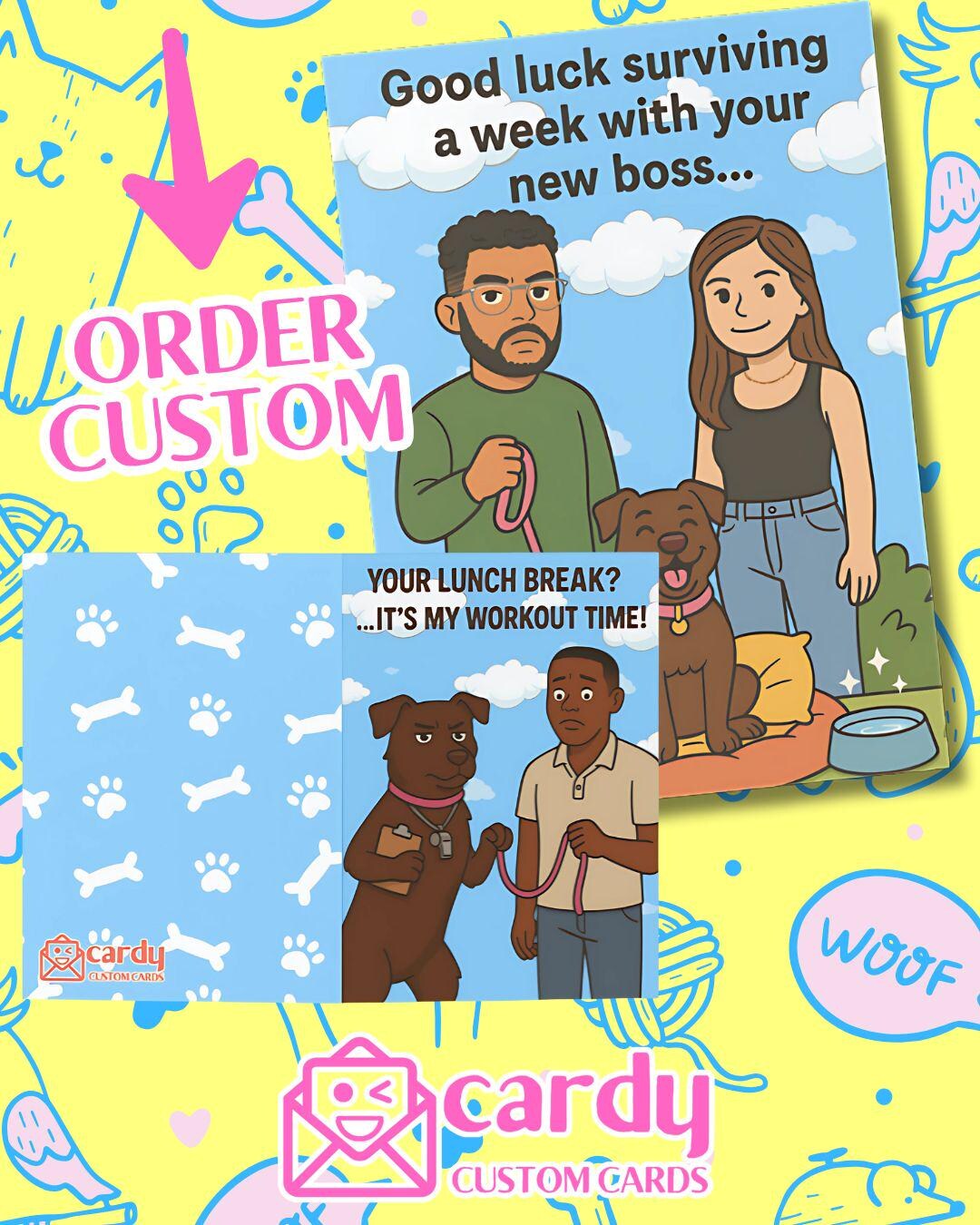 Custom Pet Greeting Card I Personalized Pet Cards for Any Occasion I ...