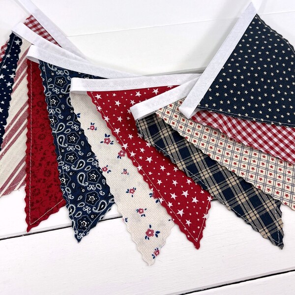 4th of July Bunting - Etsy