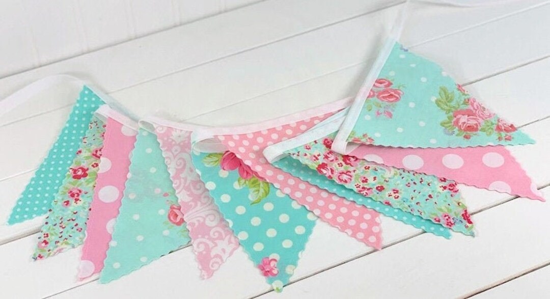 Coquette Room Decor Shabby Chic Roses Flower Garland Pink and - Etsy