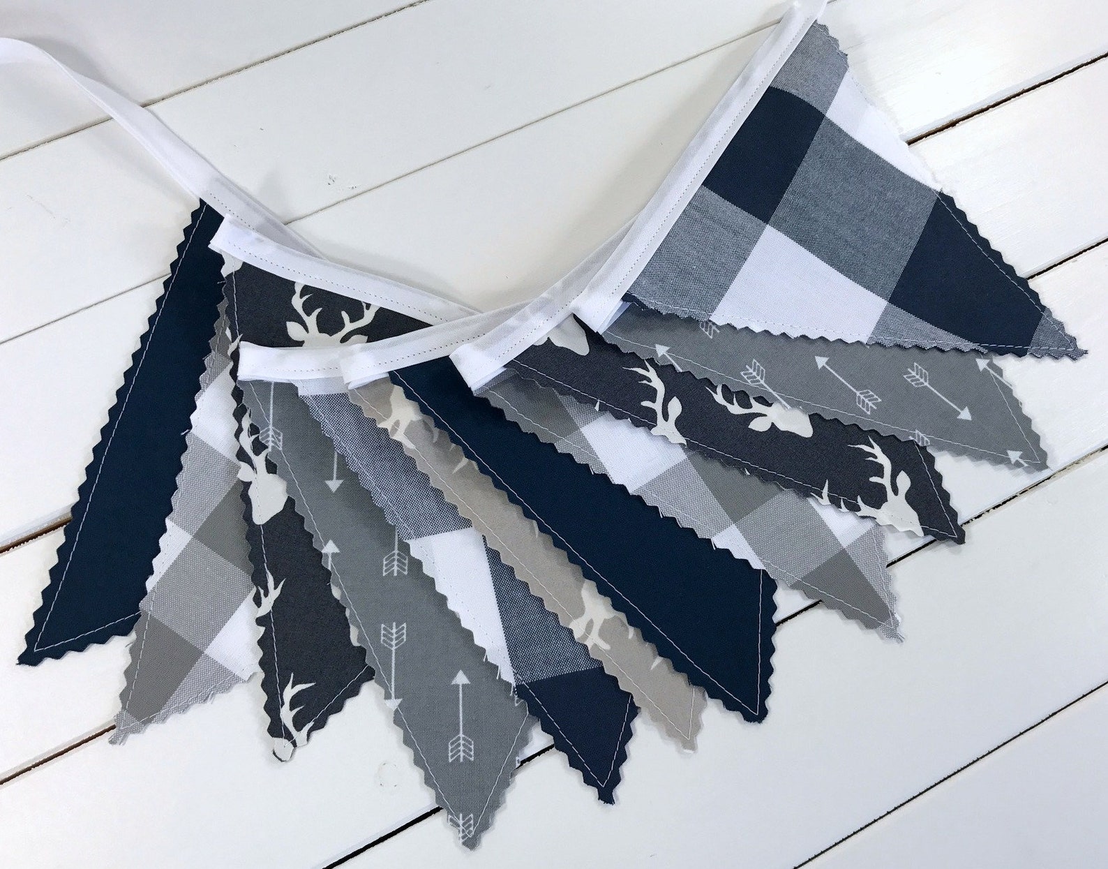 Woodland Garland Bunting Banner for Party 1st Birthday Banner - Etsy