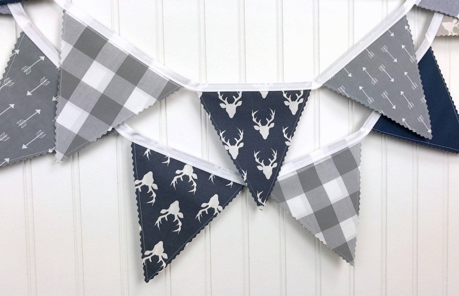 Woodland Garland Bunting Banner for Party 1st Birthday Banner - Etsy