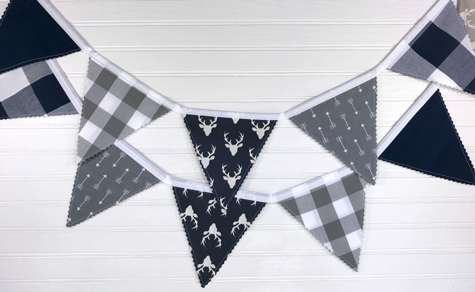 Woodland Garland Bunting Banner for Party 1st Birthday Banner - Etsy