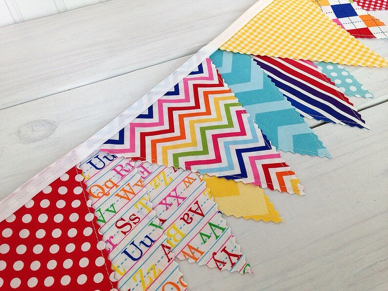 Rainbow Alphabet Banner Bunting Garland Rainbow Classroom - Etsy
