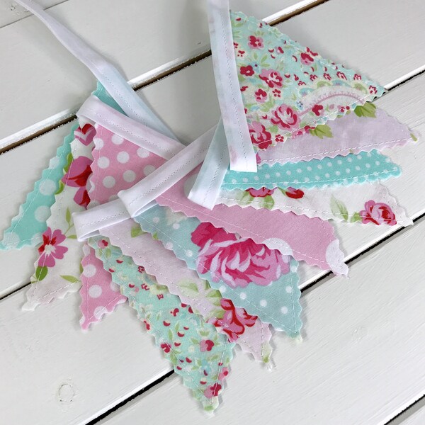 Shabby Chic Bunting - Etsy