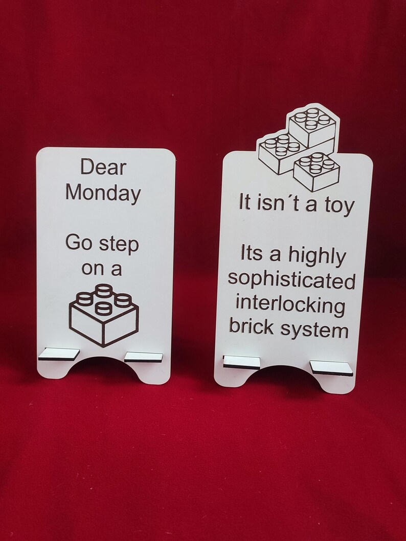 Laser Cut Phone Holder Stand File 5 Designs SVG DXF Ai for Laser ...