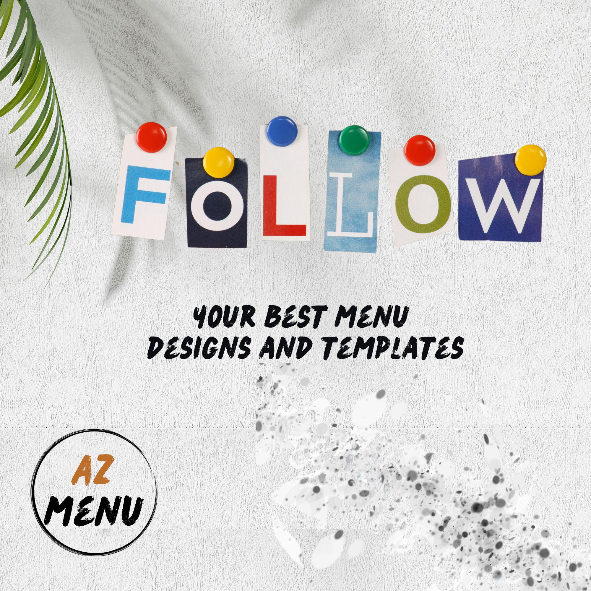 Digital Restaurant Menu Display, Modern Screen Menu Template ...