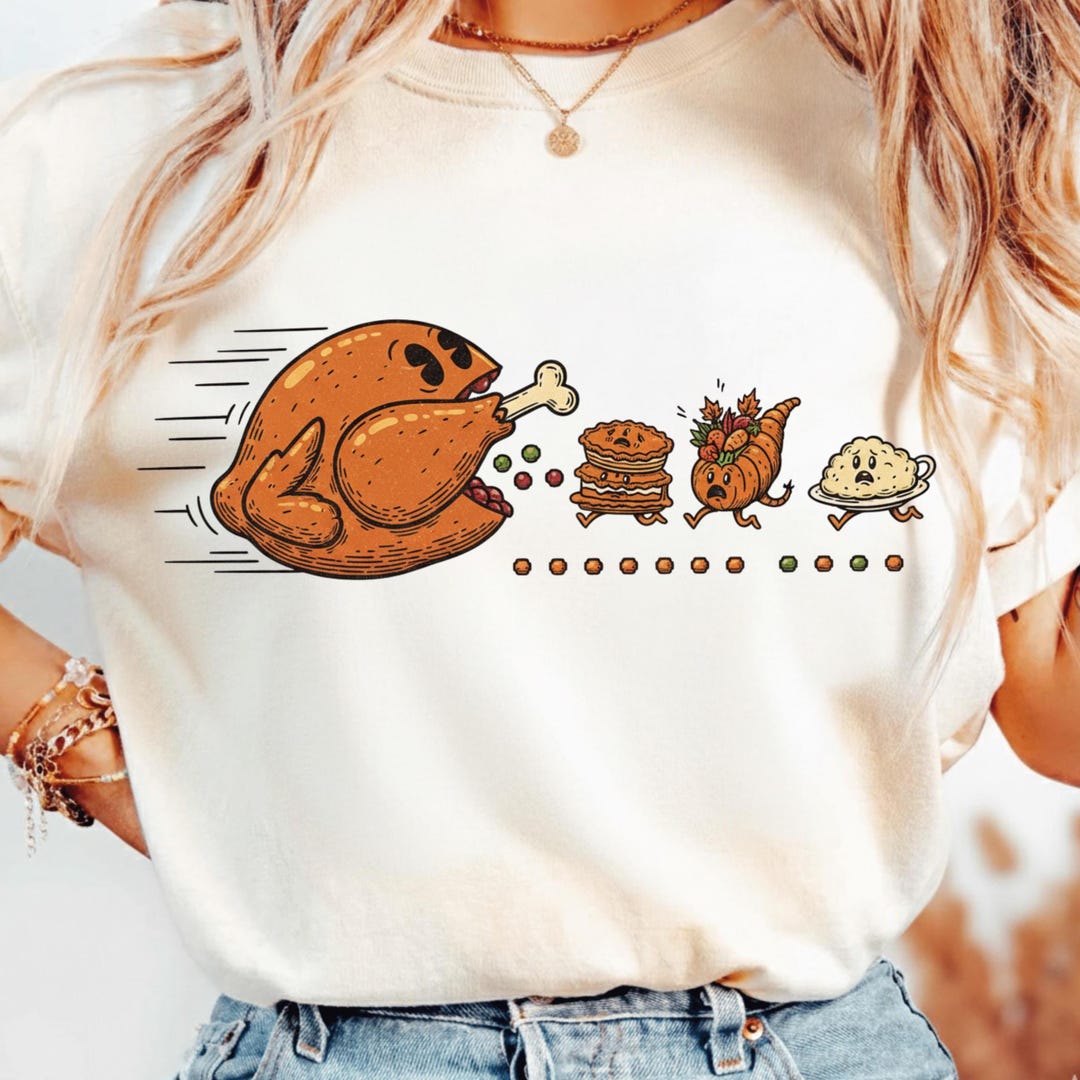 Give Thanks Png, Retro Funny Turkey Png, Thankful Coquette Png, Family ...